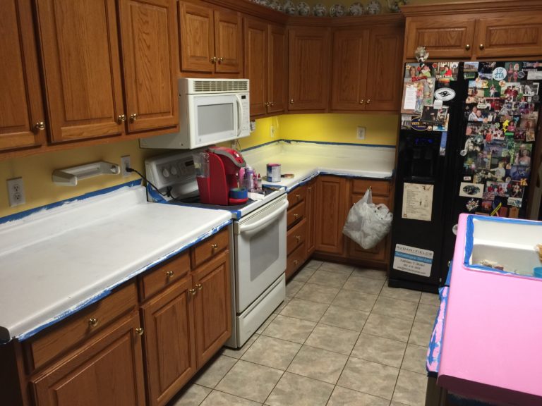 Paint Your Kitchen Countertops - An Easy Upgrade - Kathleen Olivieri